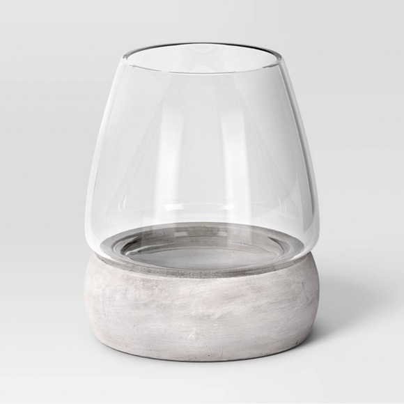 Threshold | Accents | New Threshold Round Glass Wcement Base Terrarium ...